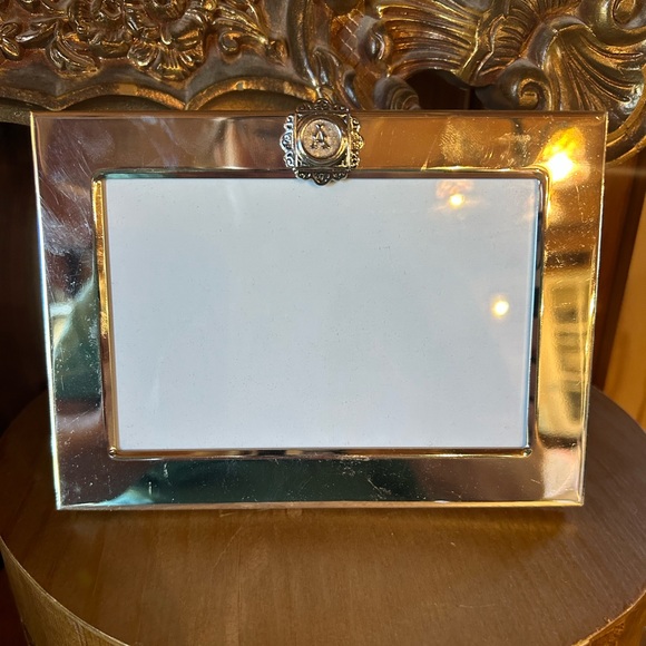 Vintage | Accents | Vintage Silver Plate Frame With Nice Monogrammed A ...